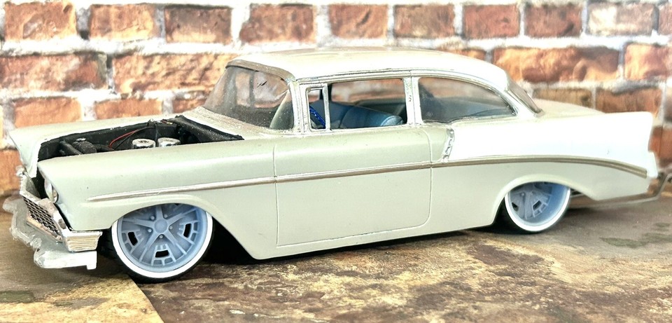 Resin 22-Scale Inch “Foose Gusset” Wheels W/Whitewall Tires, 1/24,1/25 ...