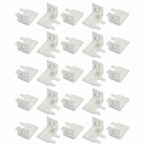 25 Pcs M3 2P Type 2 Side Face Snap in Screw Terminal Block Terminals ...