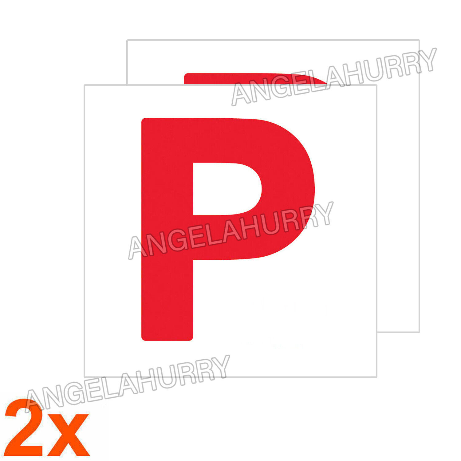 2x Learner Driver Plate GREEN P RED P Magnetic Plate Car Licence NEW | eBay