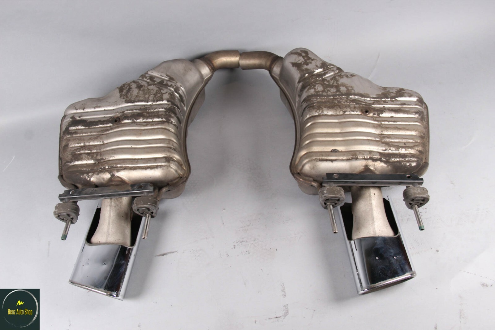 07-10 Mercedes W216 CL550 CL600 Exhaust Muffler Mufflers Tips ...