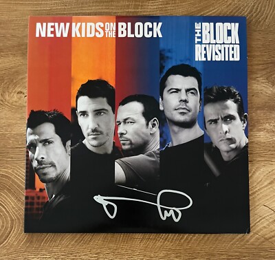 * DONNIE WAHLBERG * signed album * NEW KIDS ON THE BLOCK * THE BLOCK ...
