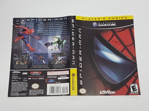 Spider-Man Authentic Original Nintendo GameCube Cover Art Only | eBay