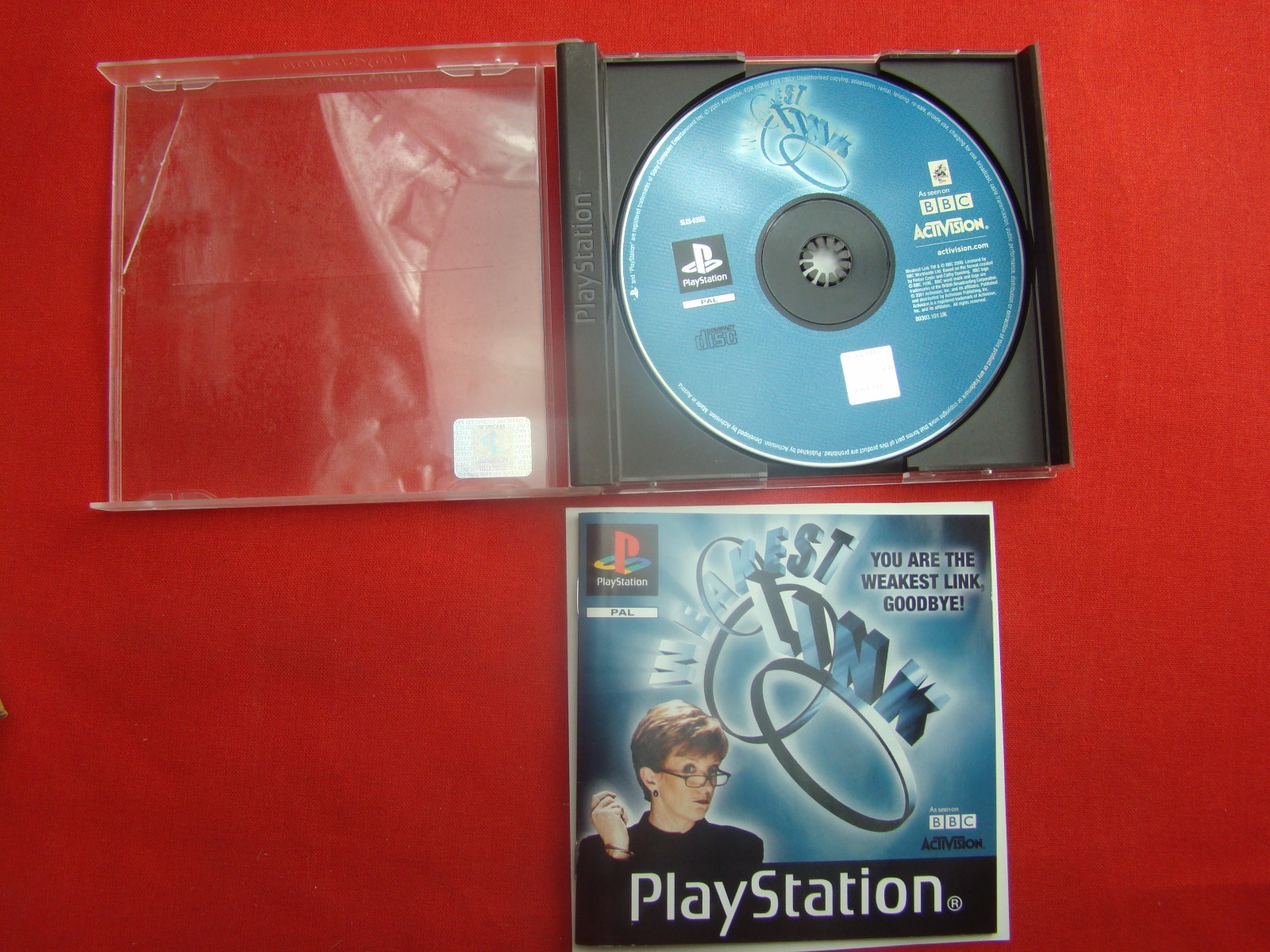 PS1 / Sony PLAYSTATION 1 Game - Weakest Link (Boxed) Sles - 03551 for ...