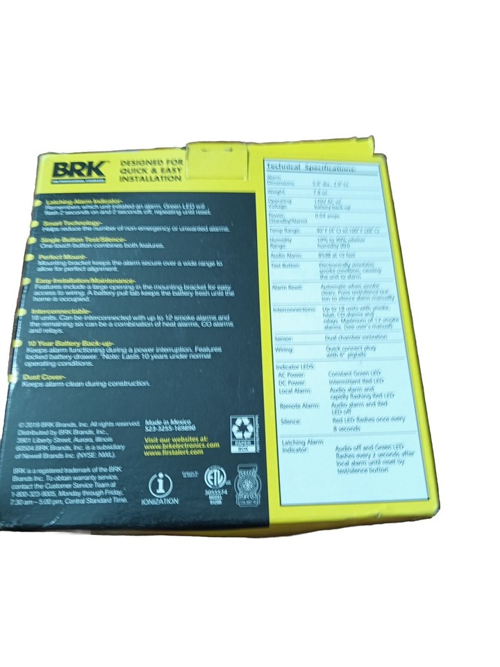 BRK First Alert 9120B Smoke Detector | eBay