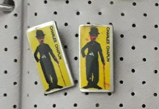 old vintage pins badges of 2 Charlie Chaplin | eBay