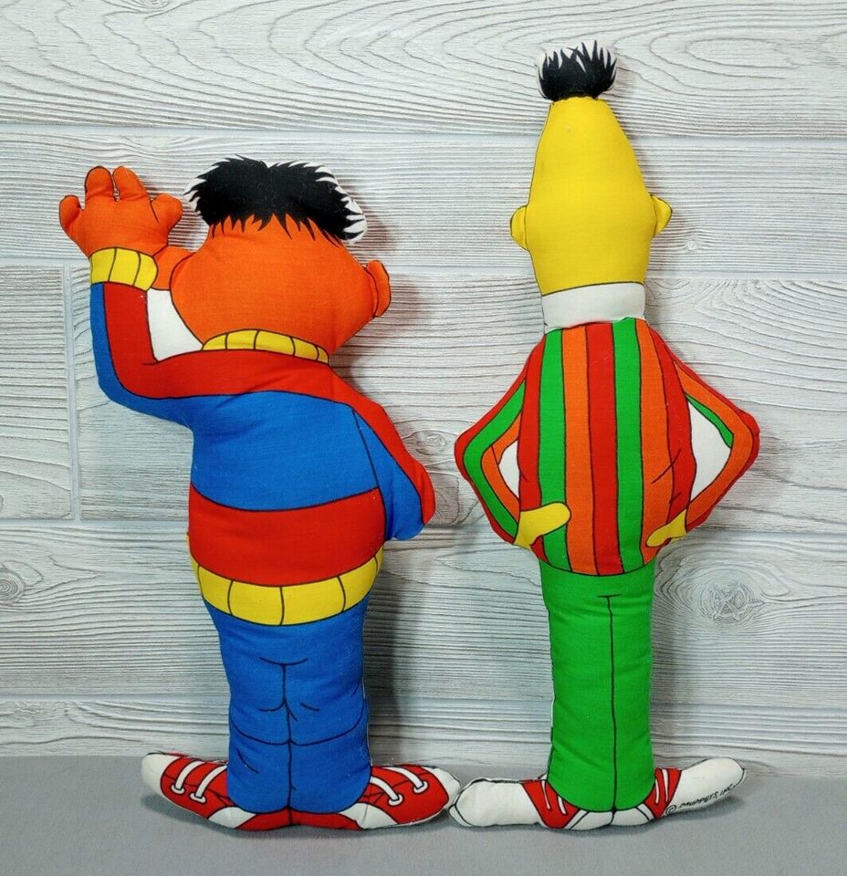 Vintage Sesame Street Bert Ernie Cut And Sew Pillow Buddy Stuffed ...