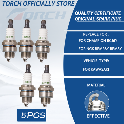 5PCS GENUINE Spark Plug TORCH L8RTC for NGK BPMR8Y 5574/BPM8Y | eBay ...