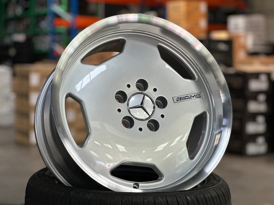 New 17 inch 17x8 MERCEDES AMG Monoblock Design Fit W210 W211 W140 W202 ...