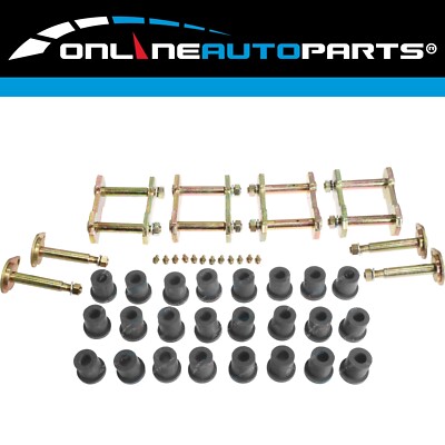 Front & Rear Leaf Spring Shackle + Pin + Bushes for Landcruiser BJ40 ...