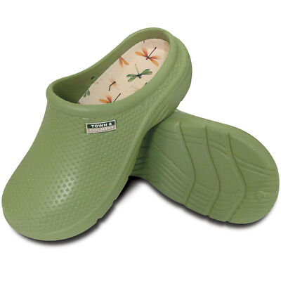 Town & Country Womens Mens Gardening Shoes Clogs Lightweight Dragonfly ...