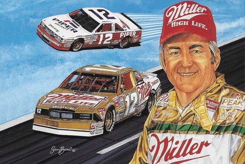 BOBBY ALLISON "MILLER PIPER SAM BASS" #12/22 NASCAR WINSTON CUP ...