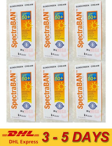 6 x Stiefel SpectraBAN SUNSCREEN CREAM Super Protection ANTI UVA-UVB ...