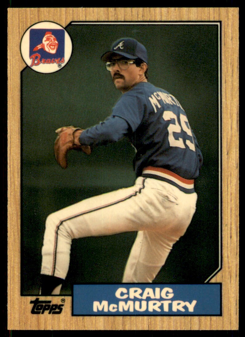 1987 Topps Tiffany Craig McMurtry Atlanta Braves #461 | eBay