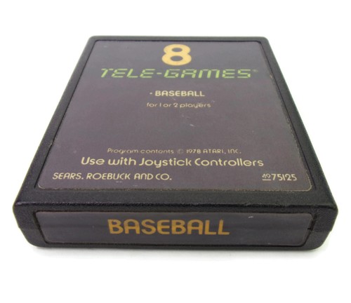 UNTESTED Baseball 8 Tele-Games Atari 2600 Game Cartridge AUTHENTIC | eBay