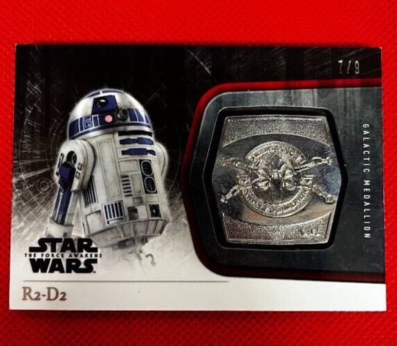 Topps 2015 Star Wars The Force Awakens Platinum Medallion X-Wing M-13 ...