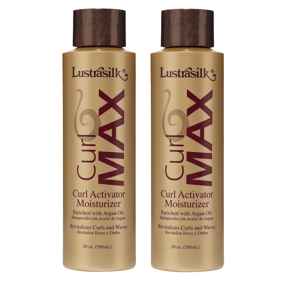 [2 Pack] Lustrasilk Curl Max Curl Activator Moisturizer Enriched Argan ...
