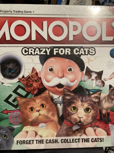 Hasbro Monopoly Crazy For Cats Board Game New | eBay