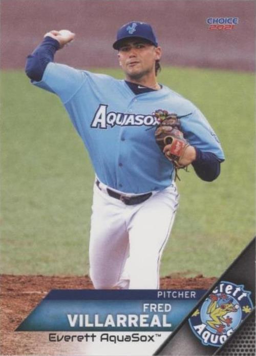 2021 Choice Everett AquaSox - Fred Villarreal #23 (RC) for sale online ...