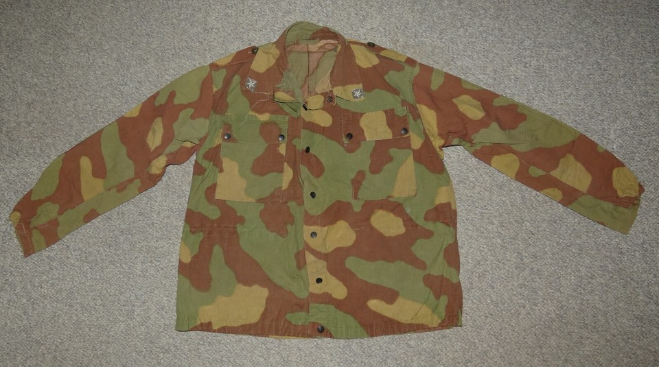 Original ITALY Italian Army 1960s Telo Mimetico 3-Color Camouflage ...