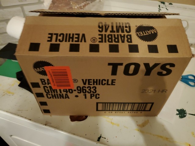 Barbie Purple Jeep Vehicle With Rolling Wheels Gmt46 Mattel for sale ...