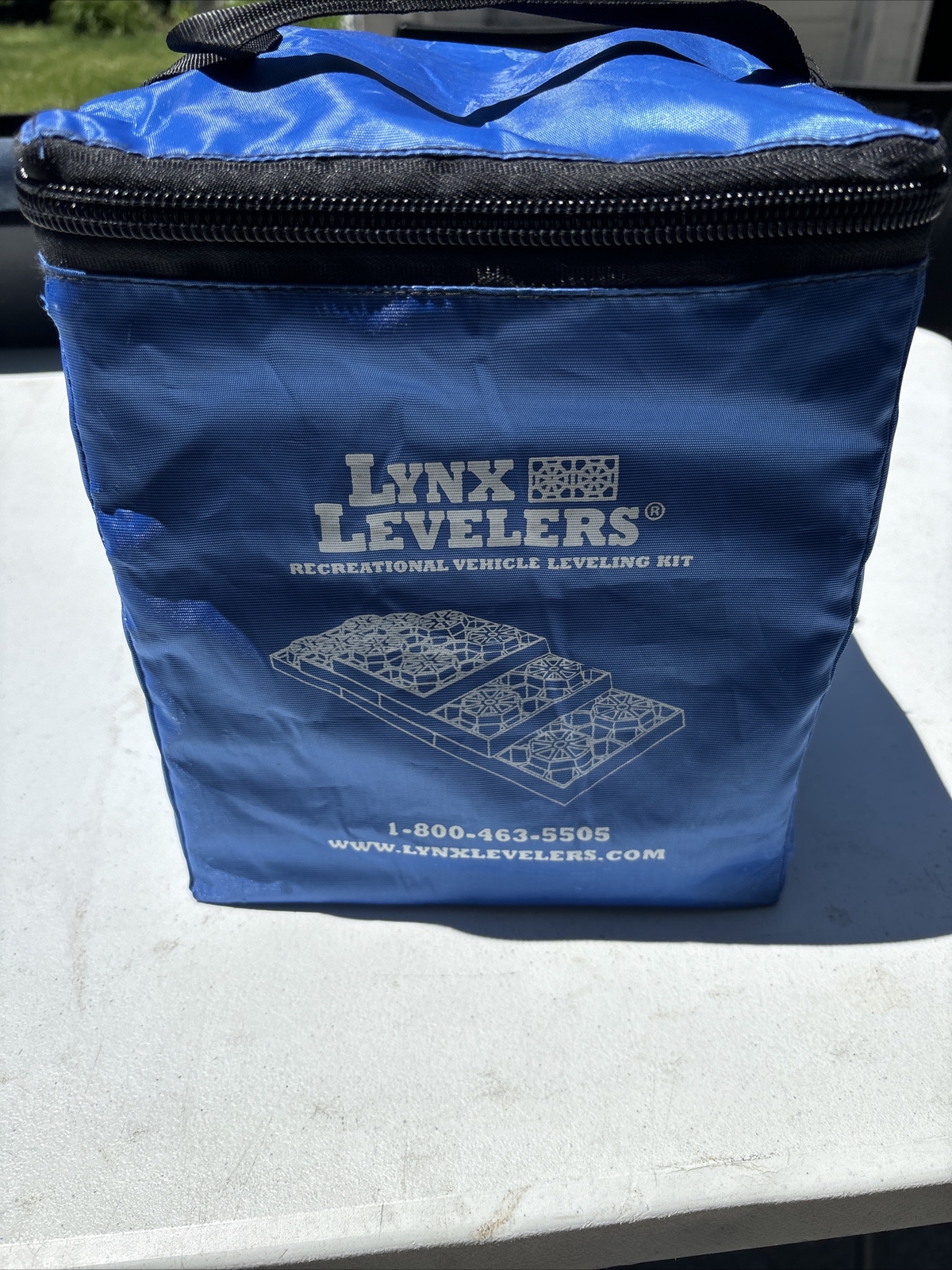 2-Lynx Levelers RV Leveling Blocks with Nylon Storage Case - 10 pack ...