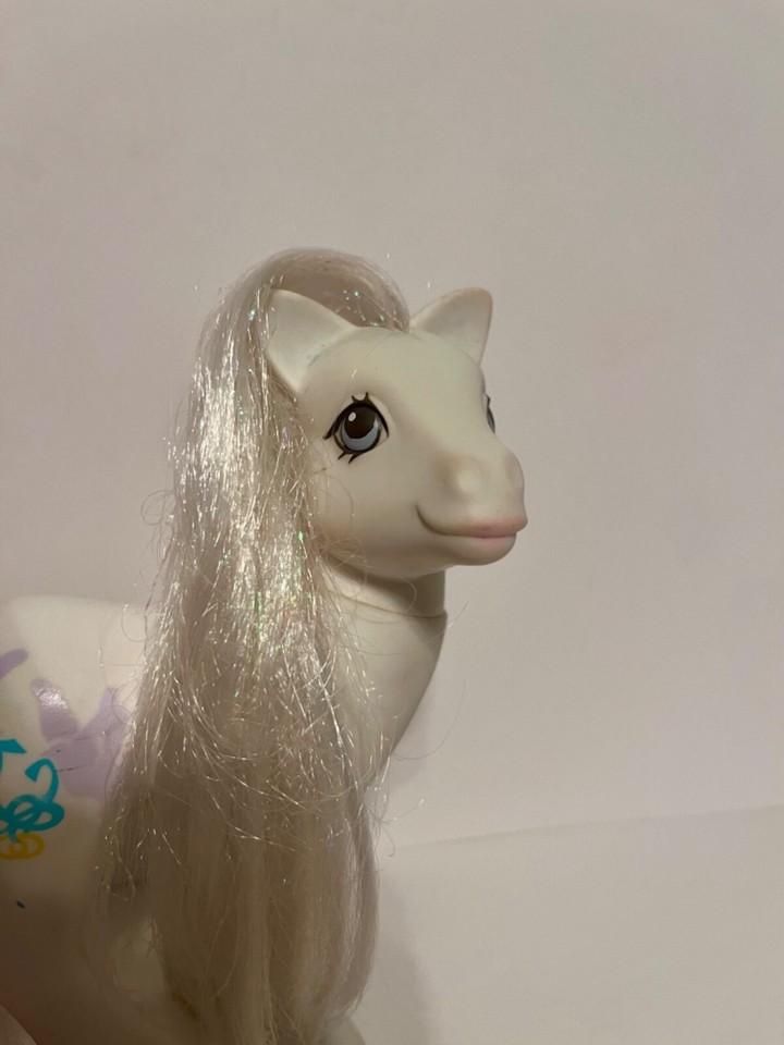 VTG 1989 G1 My Little Pony Wedding Bride BRIDAL BEAUTY White Tinsel ...