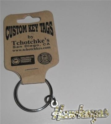 LOT OF 21 University of Iowa Hawkeyes Rhinestone Keychain Key Chain UI ...