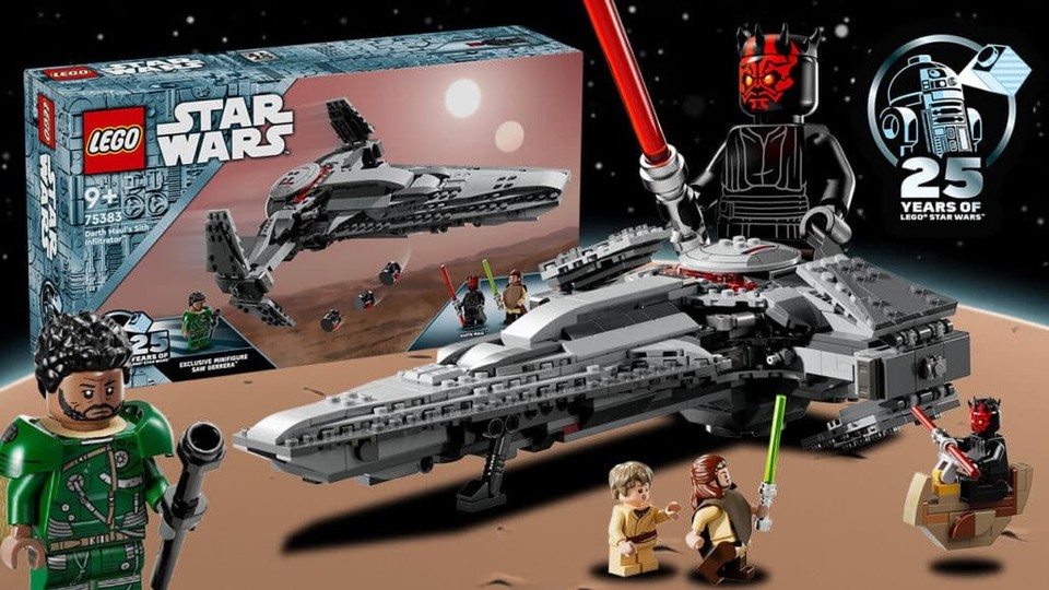 LEGO 75383 Star Wars: Darth Maul's Sith Infiltrator with Saw Gerrera ...