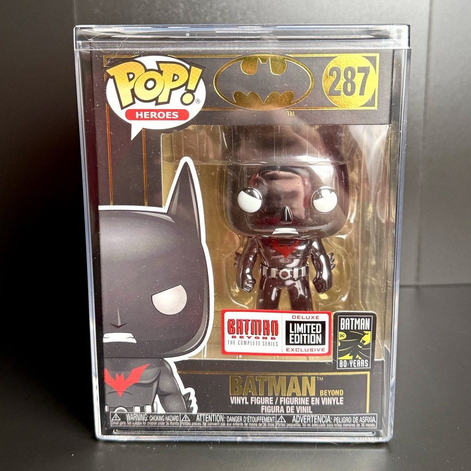 Funko Pop Heroes: DC Comics - Batman Beyond #287 Black Chrome Limited ...