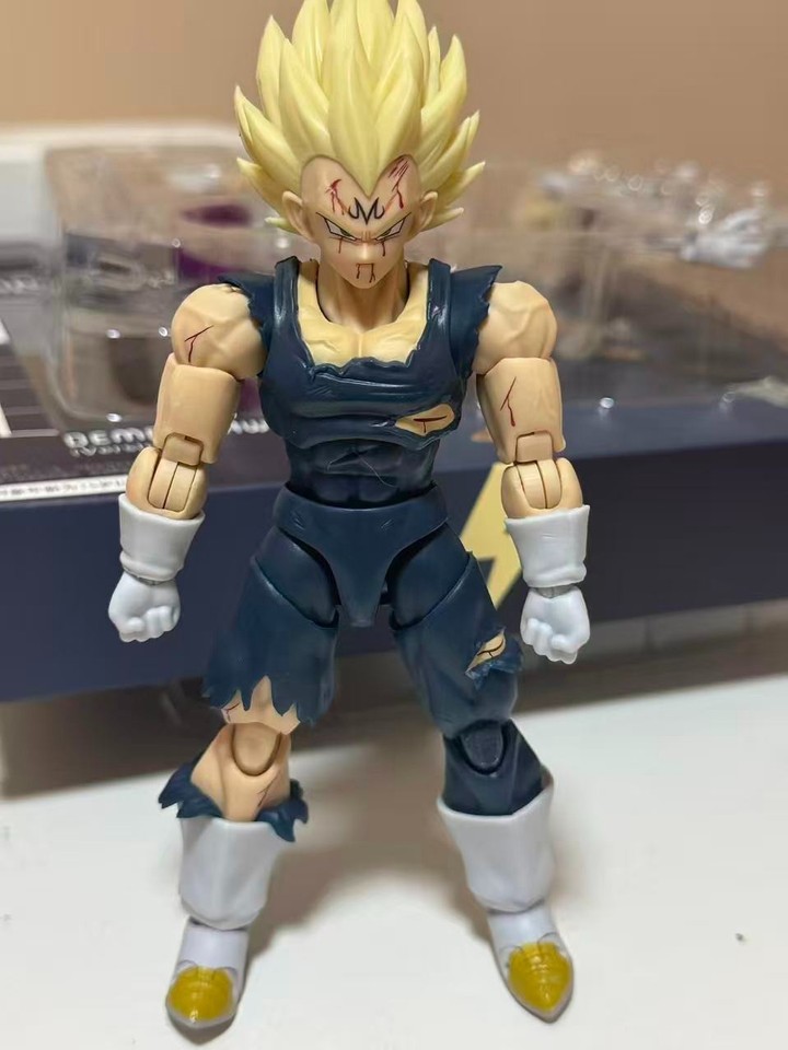 Black Hole & TK Custom SSJ Majin Vegeta Battle Damage Super Saiyan 3.0 ...