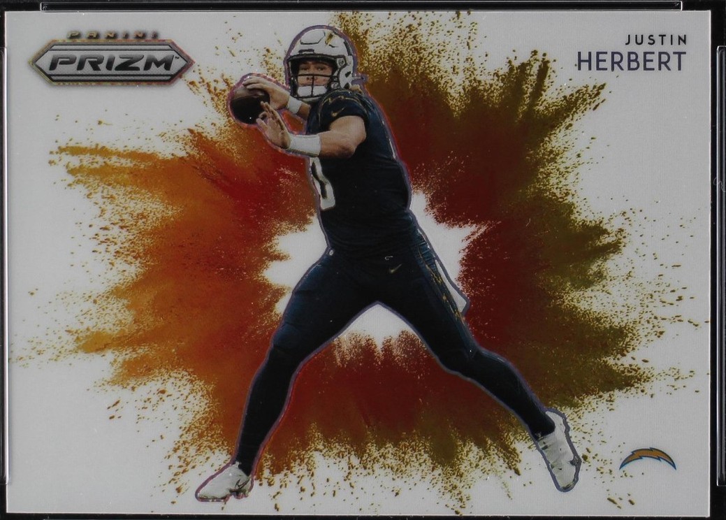 2022 Panini Prizm - Color Blast Justin Herbert #CB-8 for sale online | eBay