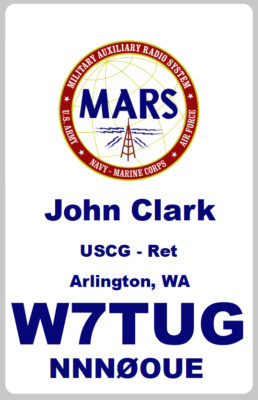 MARS - Military Auxilary Radio Service Name Badge Tag ID Personalized ...