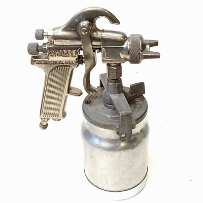 Sharpe Paint Sprayer Model 75 Devilbiss Canister Vintage Aluminum ...