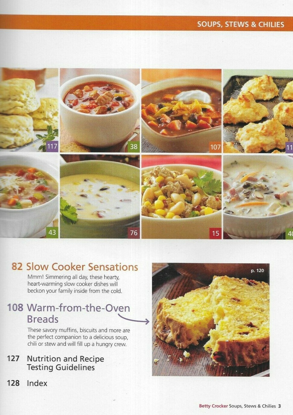 Betty Crocker Soups Stews and Chili Magazine Recipes Slow Cooker Bread ...