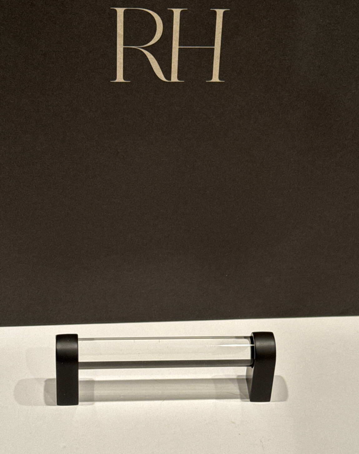 Restoration Hardware Lambeth Smooth Crystal Pull Black 4 Inch | eBay