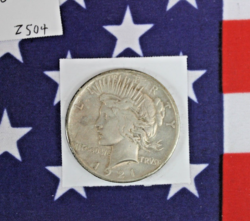 1921 Silver Peace Dollar - Extra Fine Condition (Z504) | eBay