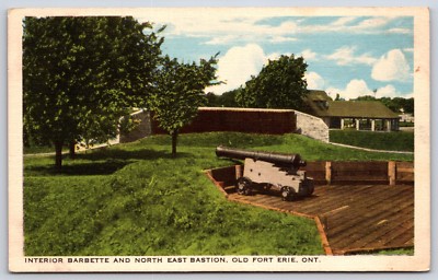 Interior Barbette & Bastion Old Fort Erie Ontario, Canada Linen ...