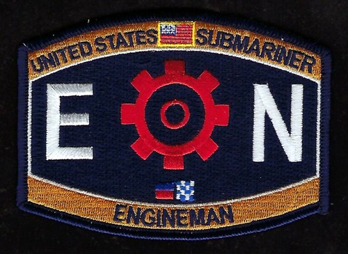 ENGINEMAN EN SUBMARINE RATING HAT PATCH USS PIN UP USN ENLISTED CHIEF ...