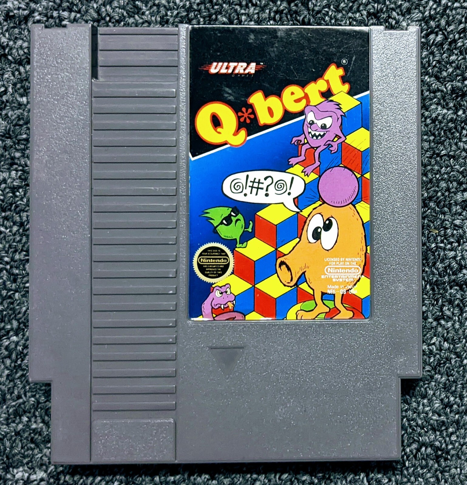 Qbert (Nintendo Entertainment System, 1989) NES, TESTED! 83717120063 | eBay
