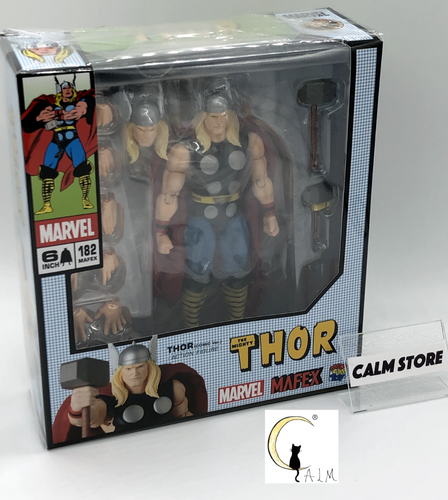 MEDICOM TOY MAFEX 182 MARVEL THOR COMIC Ver. Figure 230621 Japan New ...