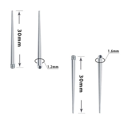 Stainless Steel Perforation Auxiliary Guide Rod Piercing Tattoo ...