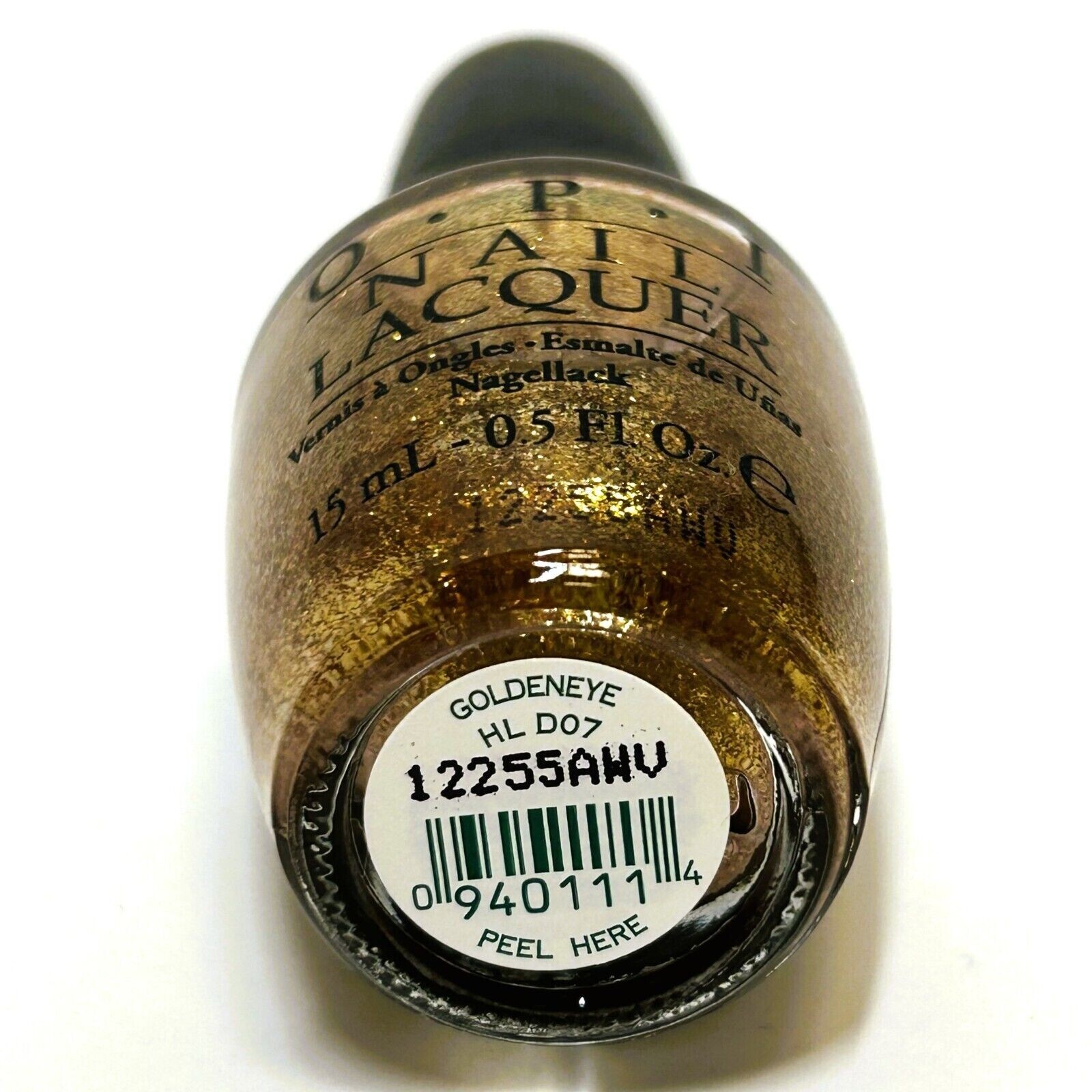 OPI Nail Polish Lacquer GOLDENEYE James Bond Skyfall 007, Gold Shimmer ...