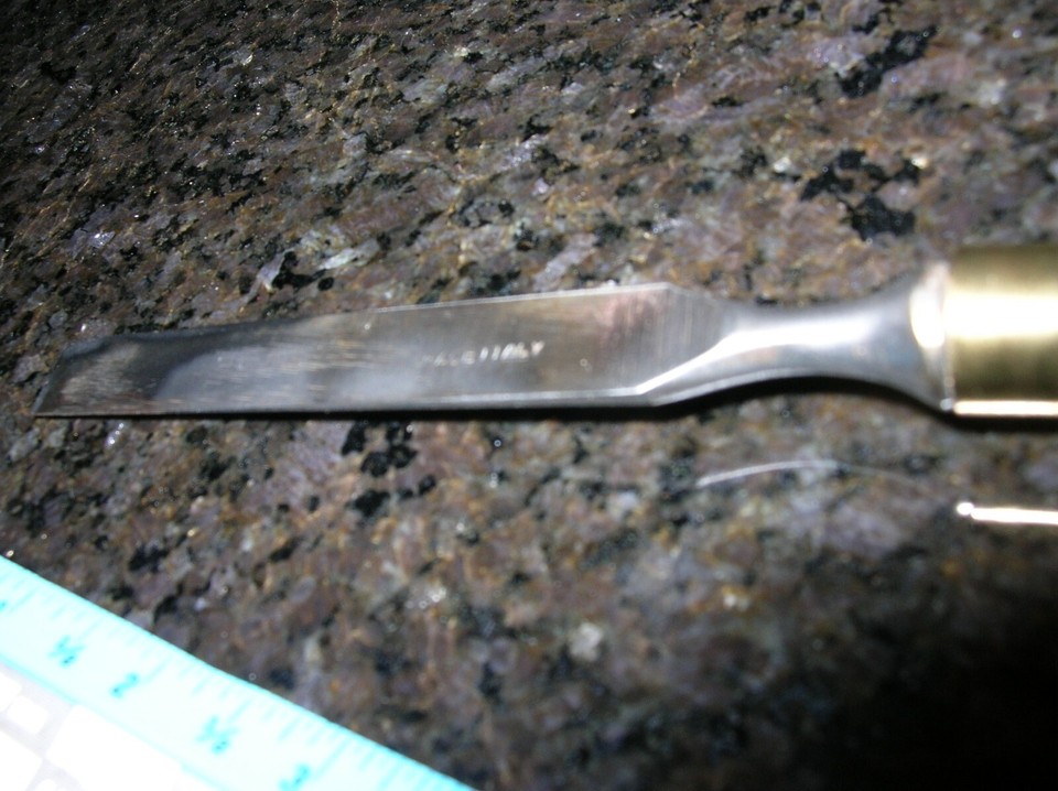 1/2 Inch Wide Wood Chisel Brass Ferrule Wood Handle Vintage Made in ...