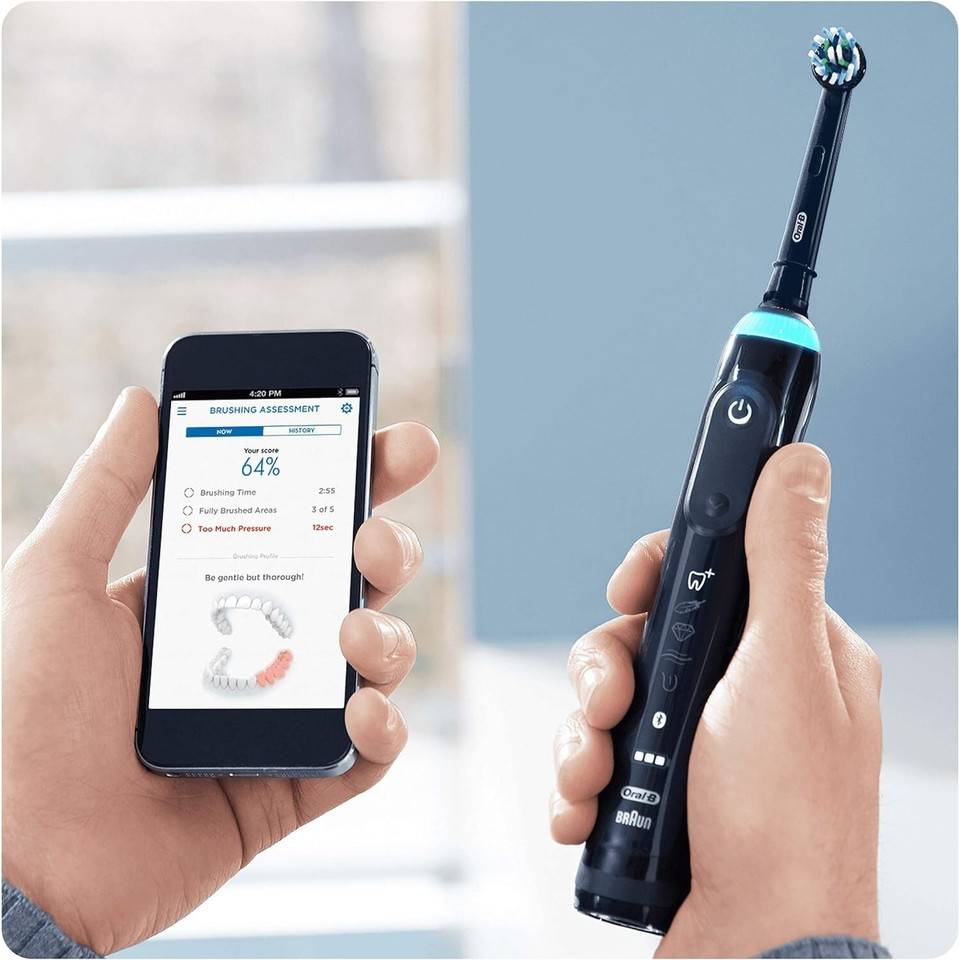 2 Pack Oral B Cross Action Braun Replacement Electric Toothbrush Heads ...