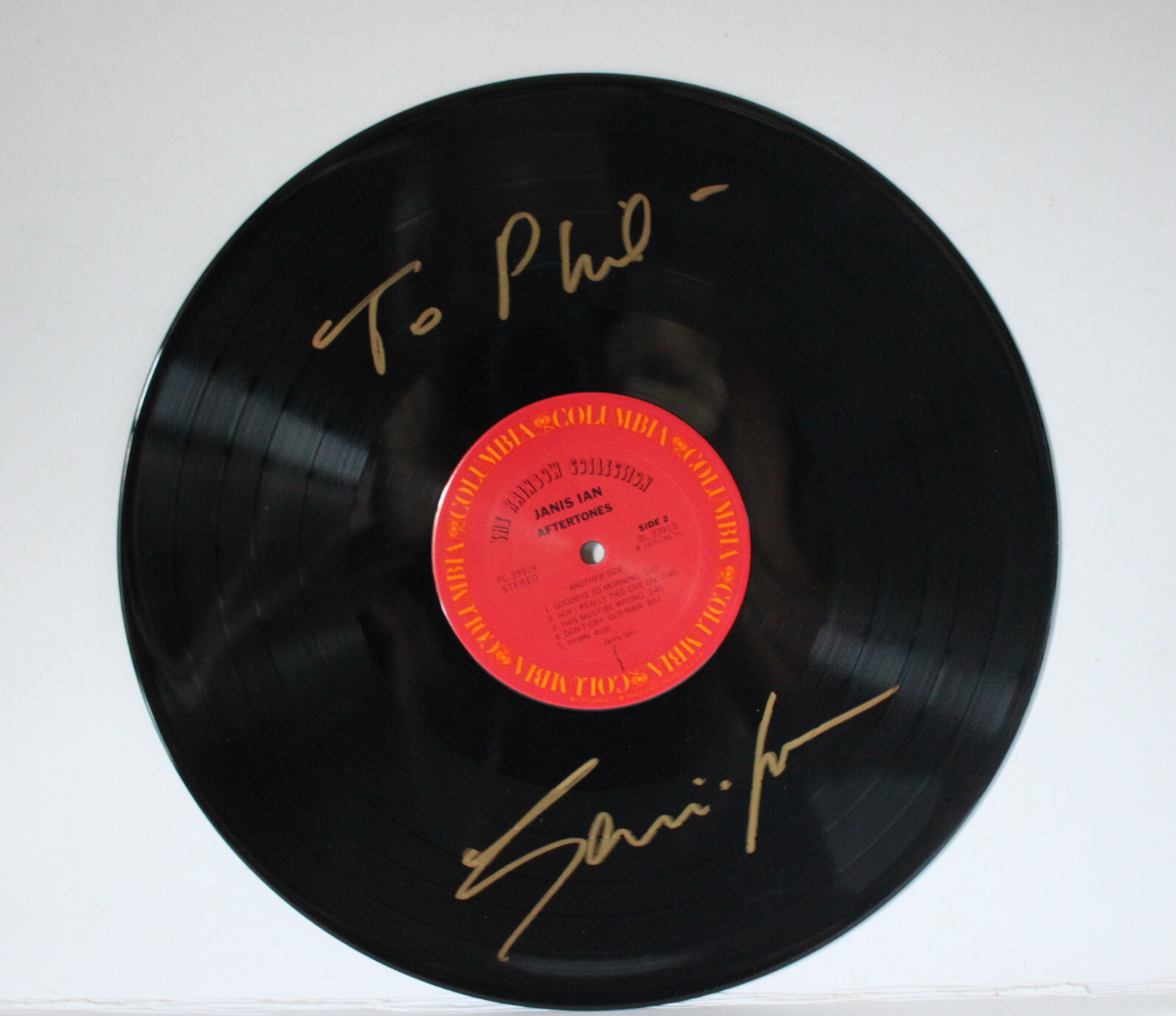 Autographed Hand Signed JANIS IAN Record Album Sleeve and LP ...