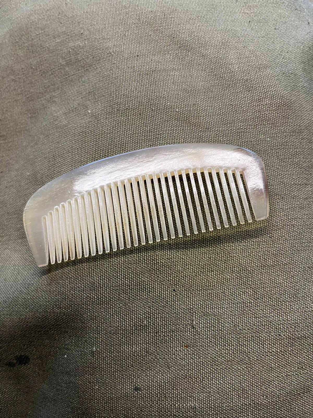 Ww1 Ww2 British German Bone Comb Kit Roll Wash Kit Civil War Vintage ...