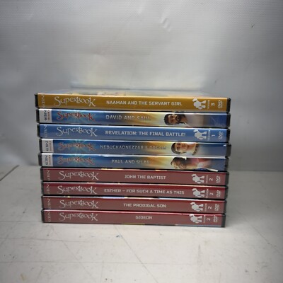 NEW Superbook DVD Lot Of 9 NEW SEALED DVDS | eBay