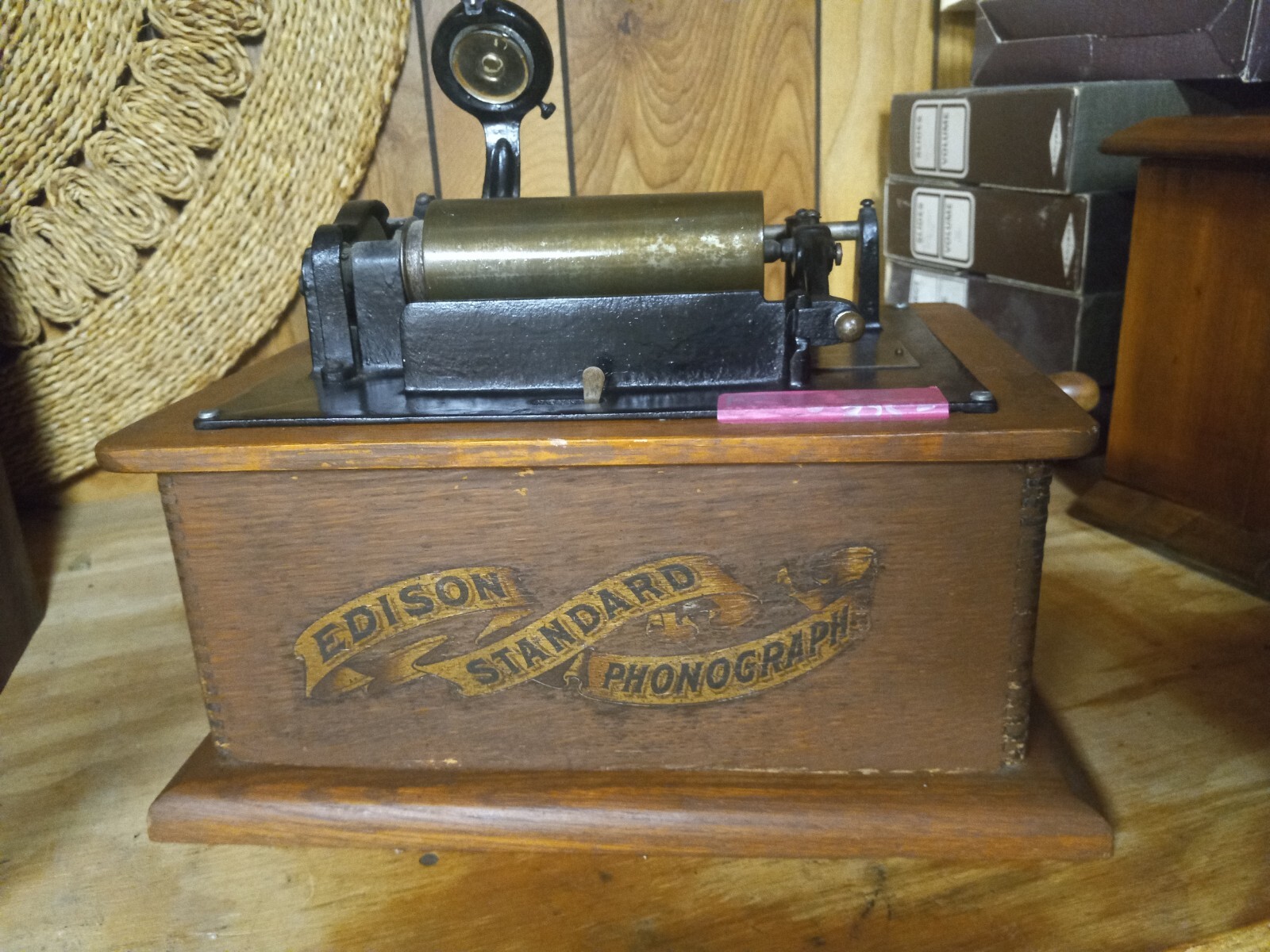 Antique Edison Standard Phonograph Beautiful Condition needs Stylus ...