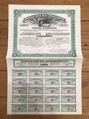 CRUEGER GOLD RUN CONSOLIDATED (CANADA) (F3) | eBay