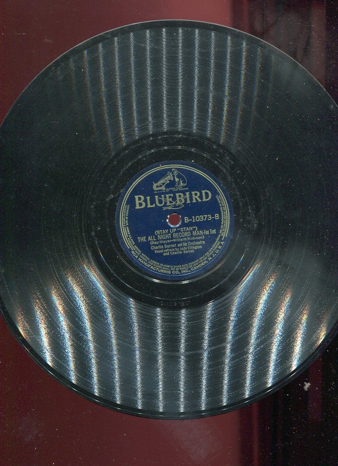 CHARLIE BARNET: CHEROKEE / ALL NIGHT RECORD MAN /10-INCH 78 RPM RECORD ...
